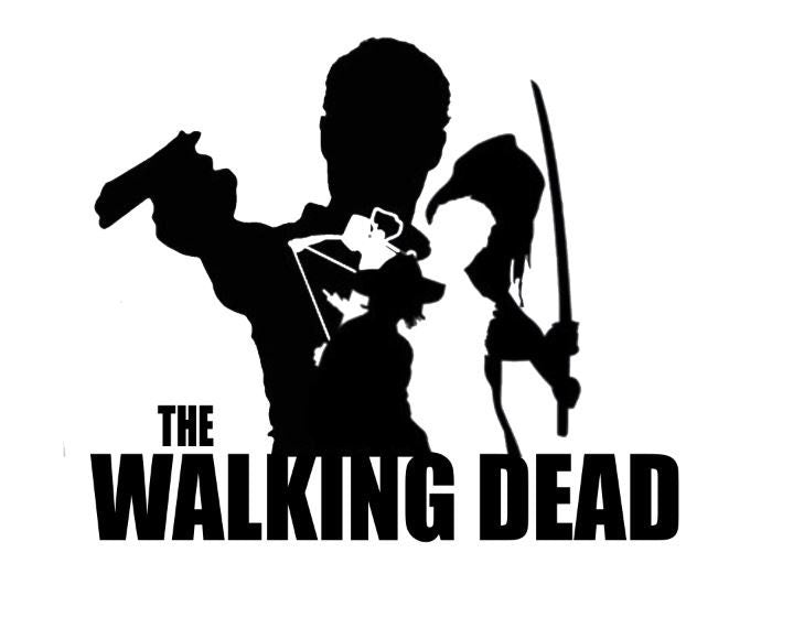 The Walking Dead Decal with zombie hands perfect for a Stanley cups! T ...